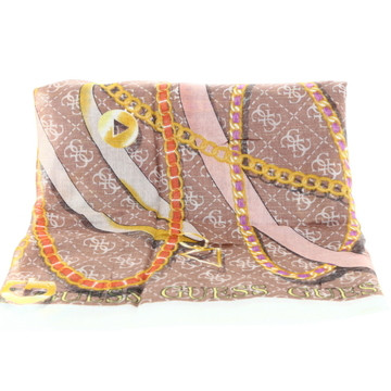 GUESS dámský růžový šátek | sixty.cz